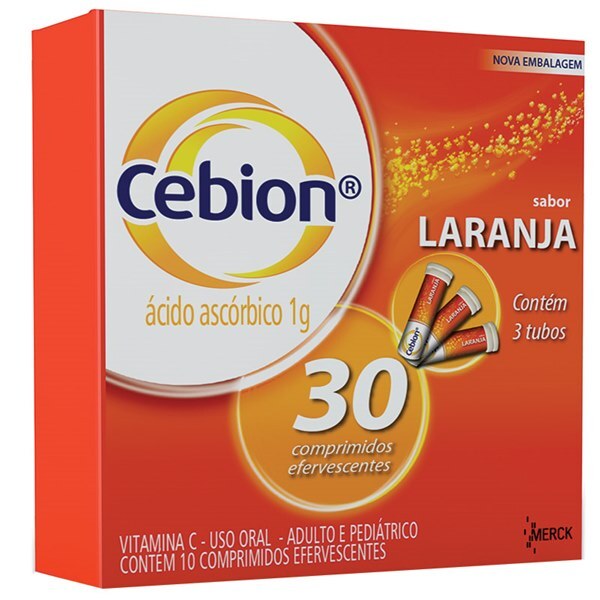 VITAMINA C - CEBION 1G 30 COMPRIMIDOS EFERVESCENTES - Ultrafarma