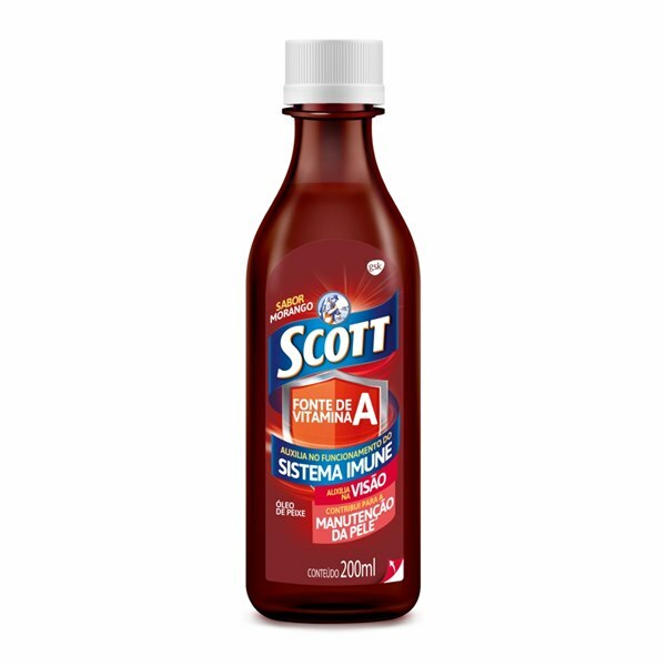 EMULSÃO SCOTT SABOR MORANGO 200ML - Ultrafarma
