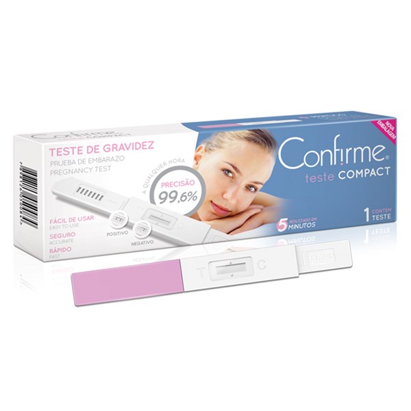 TESTE DE GRAVIDEZ CONFIRME COMPACT - Ultrafarma