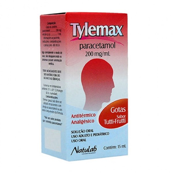 PARACETAMOL - TYLEMAX GOTAS 15ML - Ultrafarma