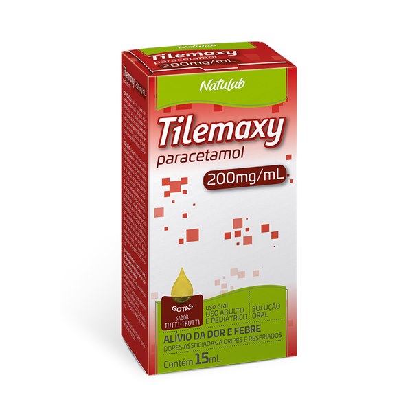 PARACETAMOL - TILEMAXY 200MG/ML GOTAS 15ML - Ultrafarma