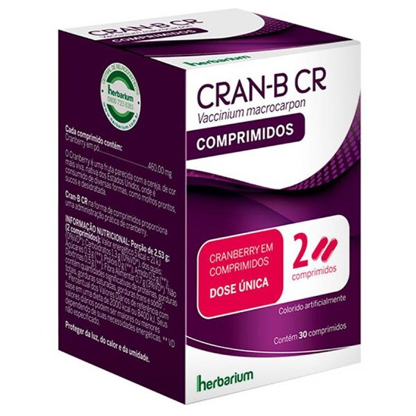 CRANBERRY - CRAN-B CR 30 COMPRIMIDOS - Ultrafarma