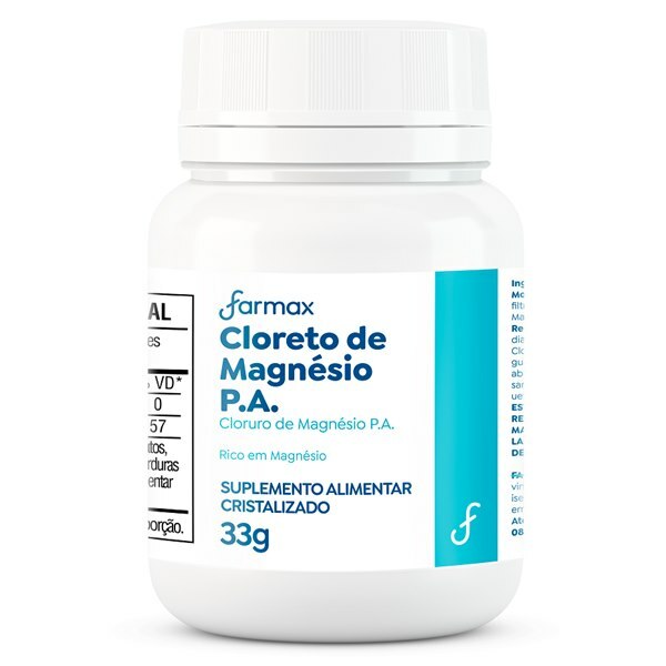 Magnésio P.A. Cloreto Farmax 33G - Ultrafarma