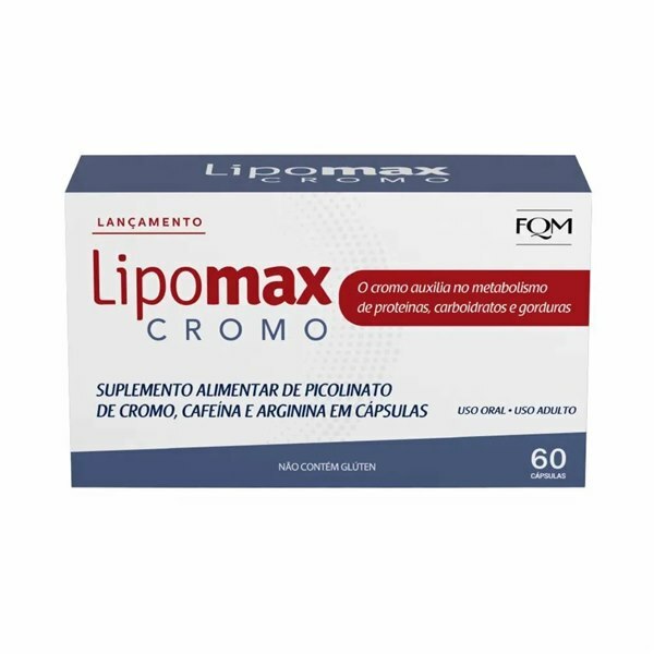 Lipomax Cromo 60 Cápsulas - Ultrafarma