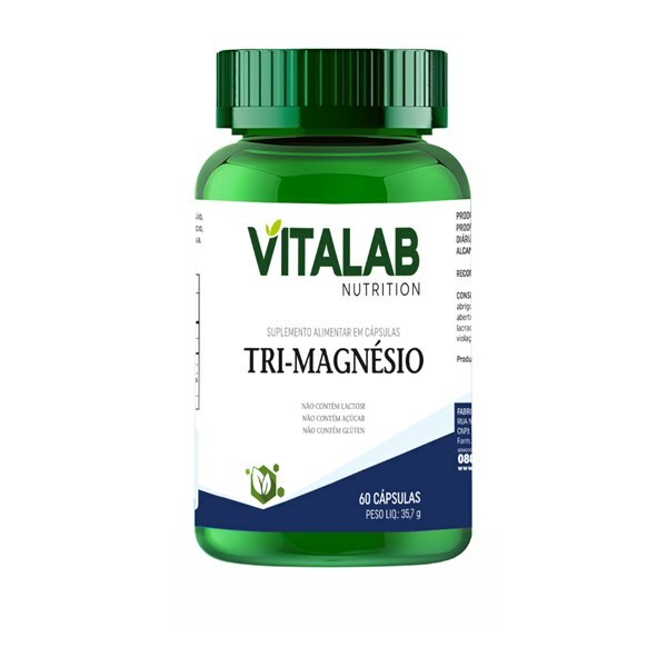 Tri Magnésio Vitalab 60 Cápsulas - Ultrafarma