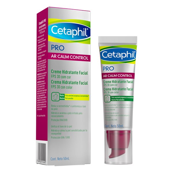 Cetaphil Pro Ar Calm Control Creme Hidratante Facial Com Cor Fps30 50Ml ...