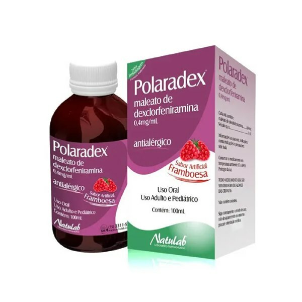 DEXCLORFENIRAMINA - POLARAX 2MG/5ML 100ML - Ultrafarma