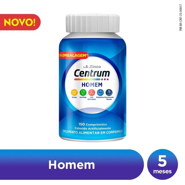 Centrum Homem 150 Comprimidos - Ultrafarma