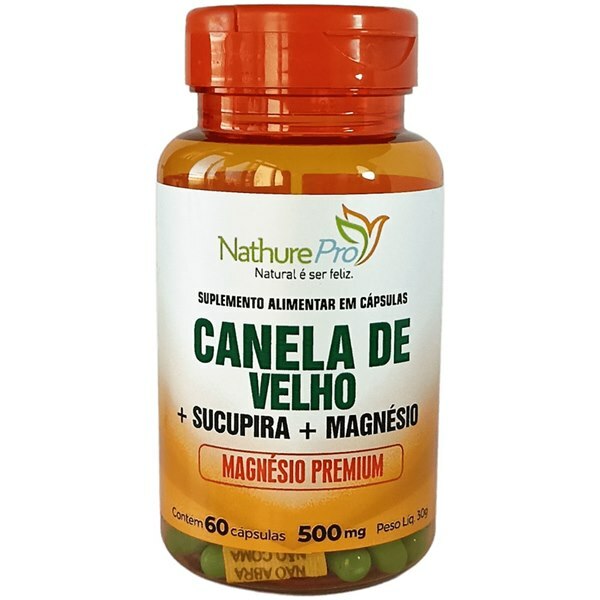 Canela De Velho + Sucupira + Magnésio Nathurepro 60 Cápsulas - Ultrafarma
