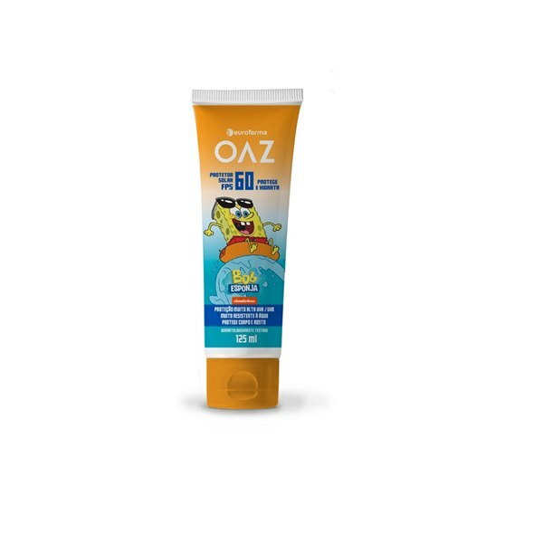 Protetor Solar Corpo E Rosto Bob Esponja Fps60 Oaz 125ml Ultrafarma
