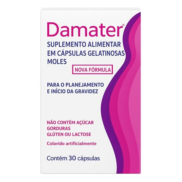 DAMATER SUPLEMENTO ALIMENTAR 30 CÁPSULAS - Ultrafarma