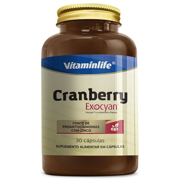 CRANBERRY EXOCYAN + ZINCO VITAMINLIFE 30 CÁPSULAS - Ultrafarma