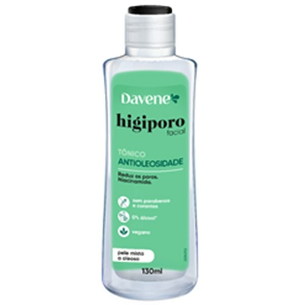 TÔNICO FACIAL DAVENE HIGIPORO PELE MISTA A OLEOSA 130ML - Ultrafarma