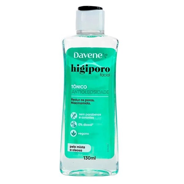 Tônico Facial Antioleosidade Davene Higiporo Pele Mista A Oleosa 130Ml ...