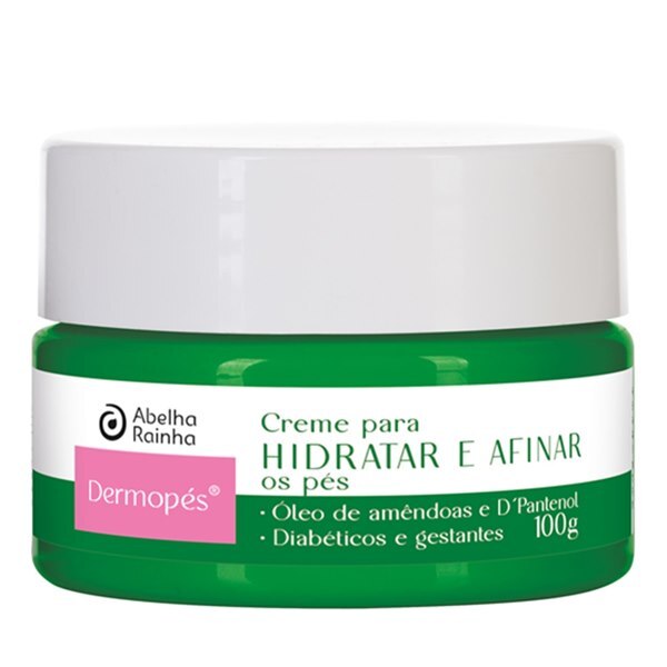 Creme Para Os Pés Hidrata E Afina Abelha Rainha Dermopés 100G - Ultrafarma