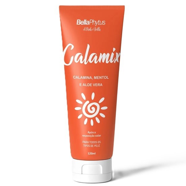 LOÇÃO PÓS SOL CALAMIX CALAMINA E MENTOL BELLAPHYTUS 120ML - Ultrafarma