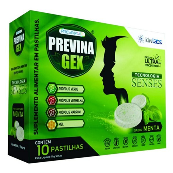 Previnavit Previna Gex 10 Comprimidos Mastigáveis - Ultrafarma