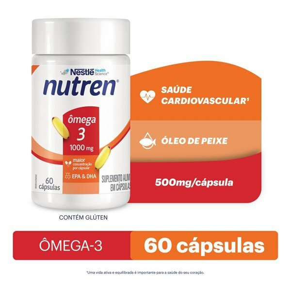 Nutren Ômega 3 1000Mg 60 Cápsulas - Ultrafarma