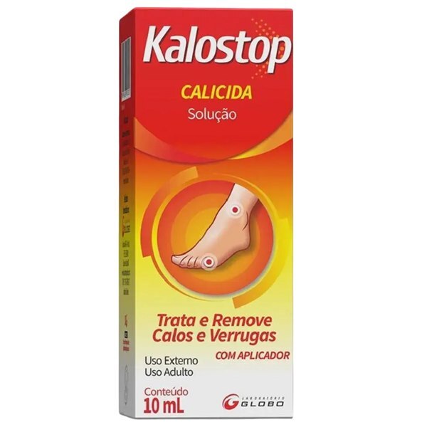 CALICIDA KALOSTOP SOLUÇÃO 10ML + APLICADOR - Ultrafarma