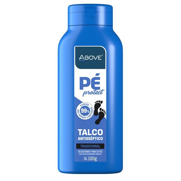 TALCO ANTISSÉPTICO PÉ PRTECT ABOVE TRADICIONAL 100G - Ultrafarma