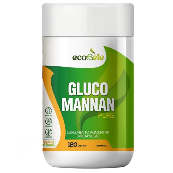 Glucomannan Pure Ecobele 120 Cápsulas - Ultrafarma