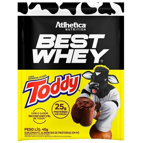 Protein Best Whey Sabor Achocolatado Toddy Atlhetica 40G - Ultrafarma