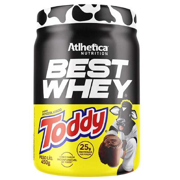 Protein Best Whey Sabor Achocolatado Toddy Pote Atlhetica 450G - Ultrafarma
