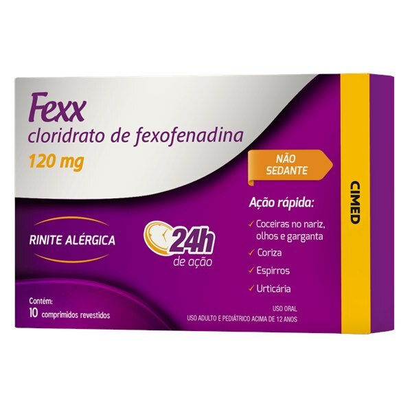 Fexofenadina - Fexx 120Mg 10 Comprimidos - Ultrafarma