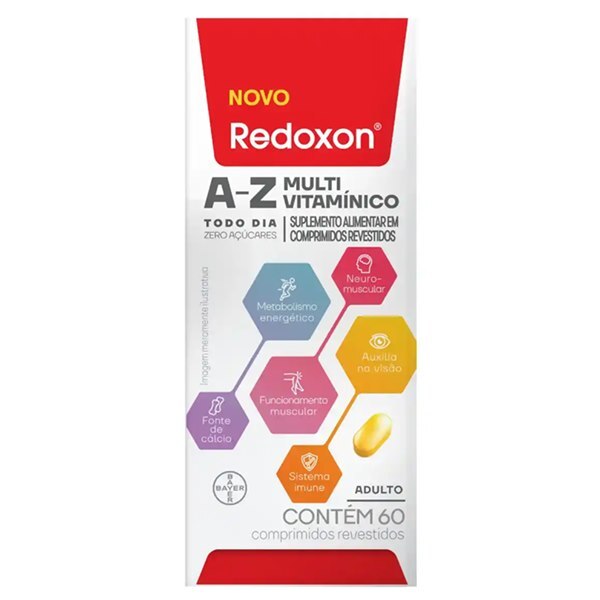 REDOXON A-Z MULTIVITAMÍNICO 60 COMPRIMIDOS - Ultrafarma